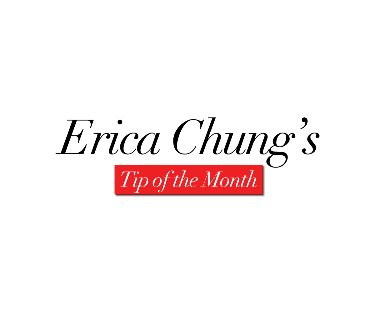 Erica Chung: Tip of the Month – 3LAB